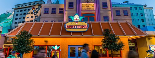 Krusty Burger @ Universal Studios Hollywood - Themeparkplanner